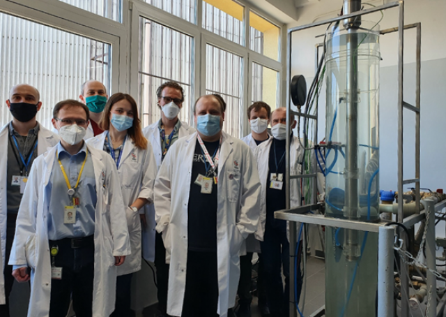 The new research equipment for HTGR undergoes the first tests in the ...